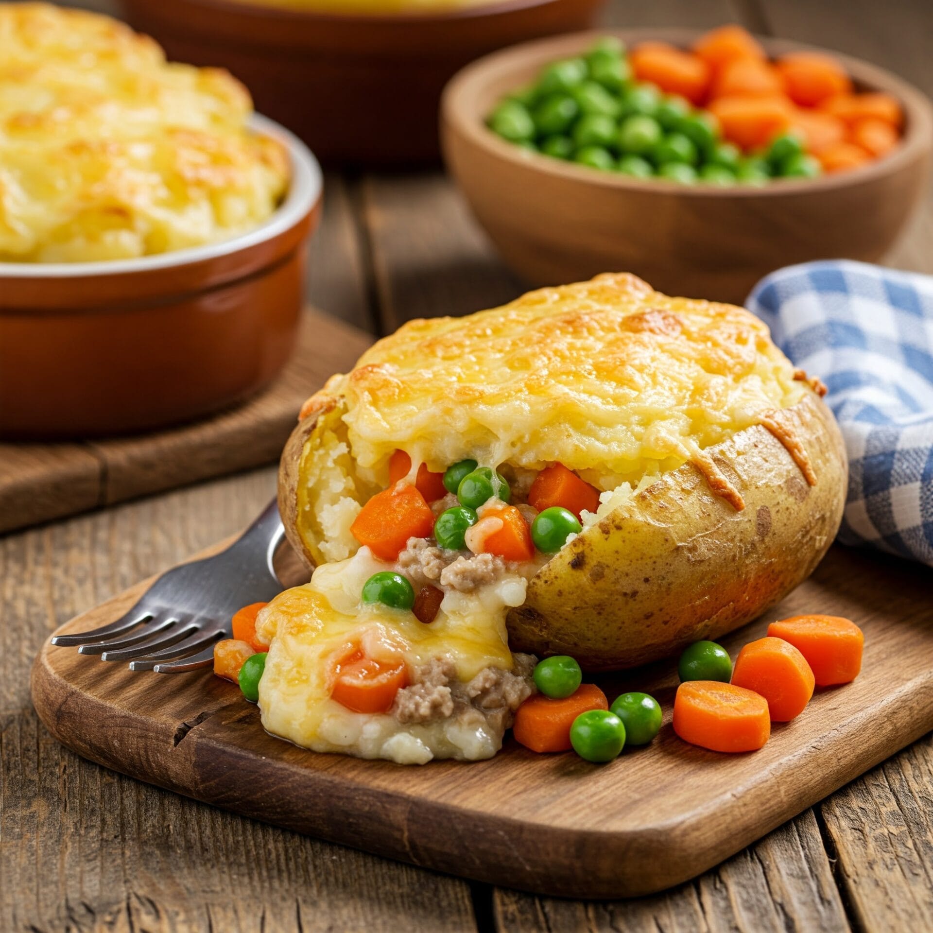 Delicious Cottage Pie Baked Potato Recipe - The Broken Scale